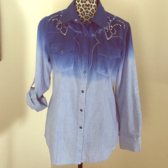 Reba | Tops | Beautiful Western Top | Poshmark